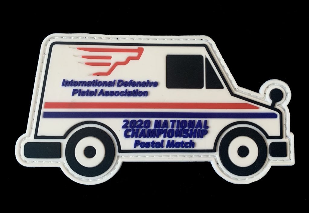 2020 Postal Match Patch – International Defensive Pistol Association